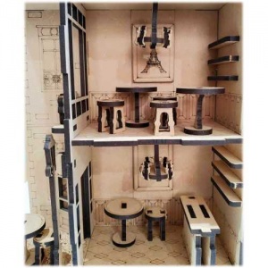 French Cafe MDF Book Nook Kit